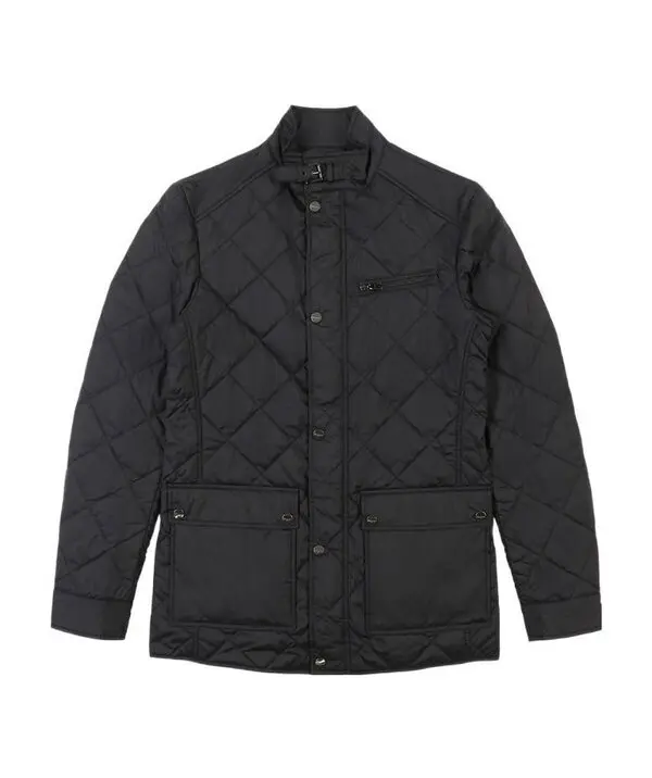 FERRAGAMO Quilted Stand Collar Jacket - No
