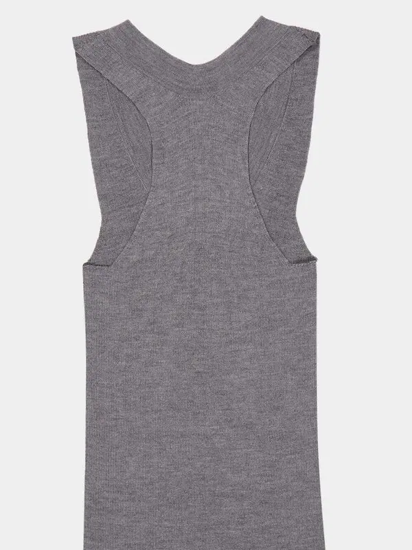 Stella McCartney Sleeveless Asymmetric Knit Top