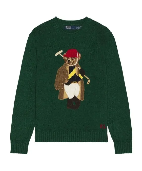 Polo Ralph Lauren Polo Bear Long-sleeved Sweater - New Forest Green