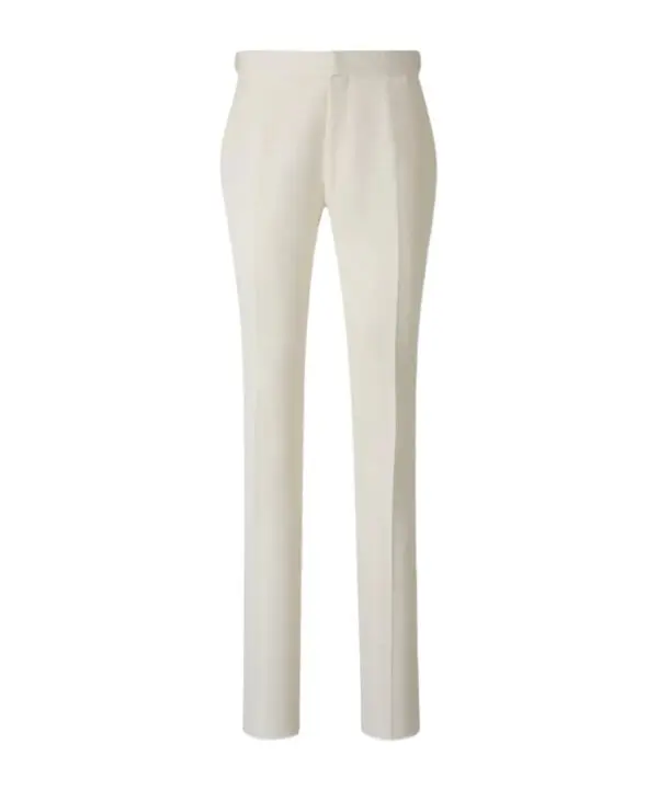 TOM FORD Silk Tailored Trousers - Off White