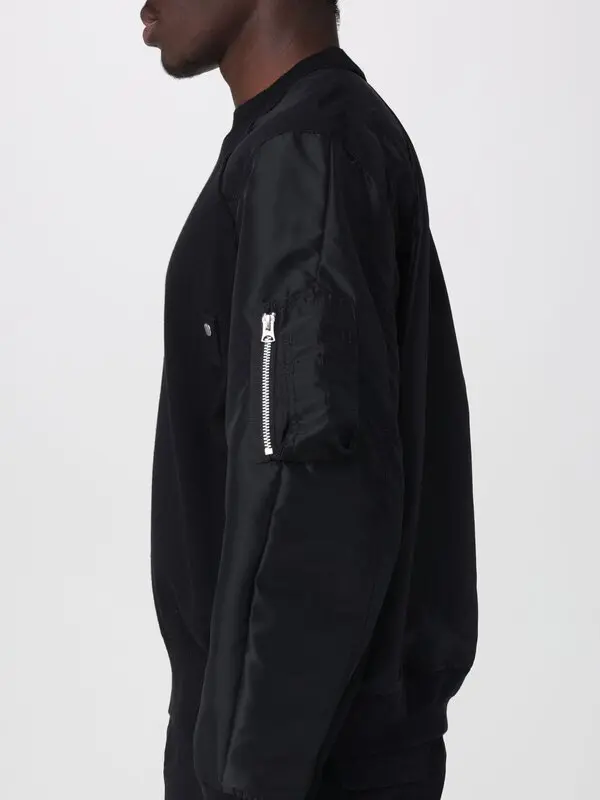 Sacai Sponge Crewneck Sweatshirt With Ribbed Cuffs And Hem