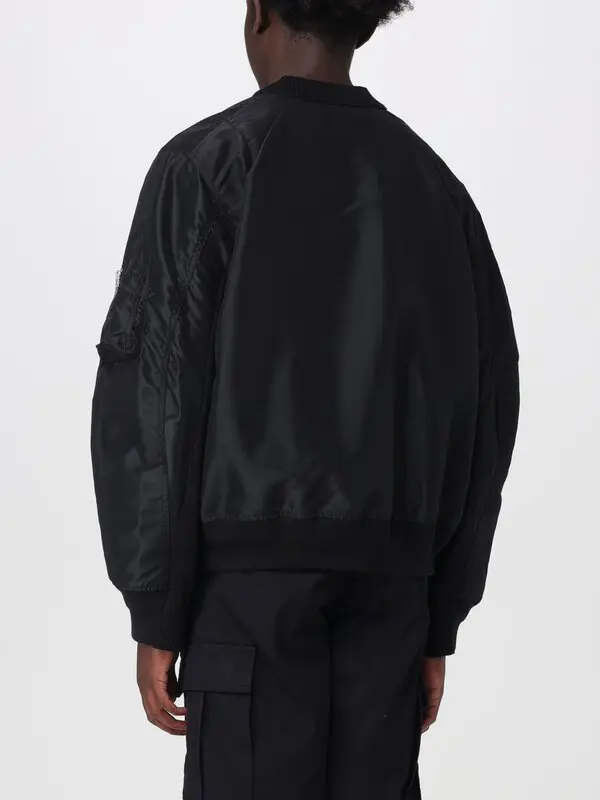Sacai Sponge Crewneck Sweatshirt With Ribbed Cuffs And Hem