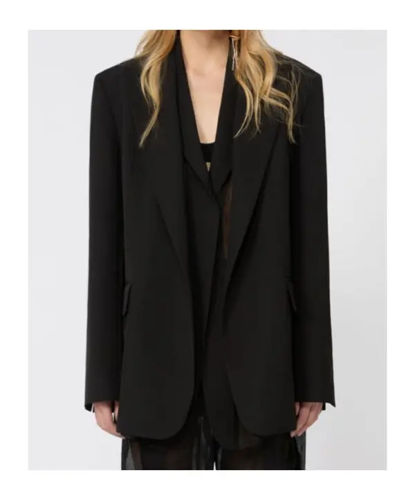 Sportmax Buttoned Blazer - Black