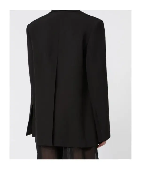 Sportmax Buttoned Blazer - Black