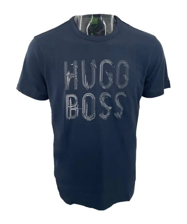 Hugo Boss Item O-neck Short-sleeved T-shirt - Blue