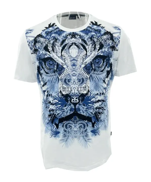 Just Cavalli Pattern Printed Short-sleeved T-shirt