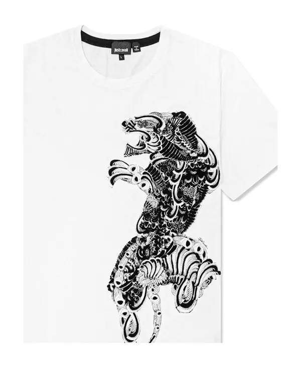 Just Cavalli Short-sleeved T-shirt With Round Neck