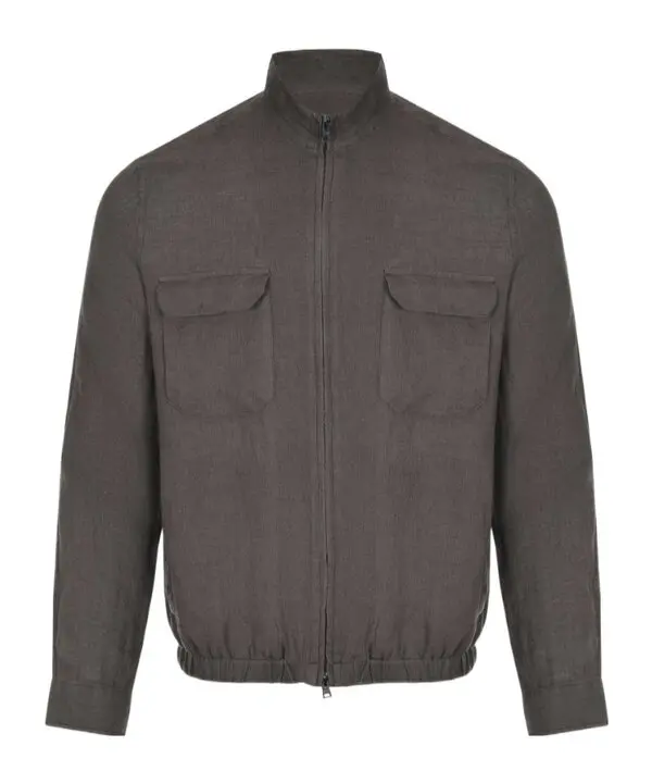Herno Stand Collar Pocket Jacket
