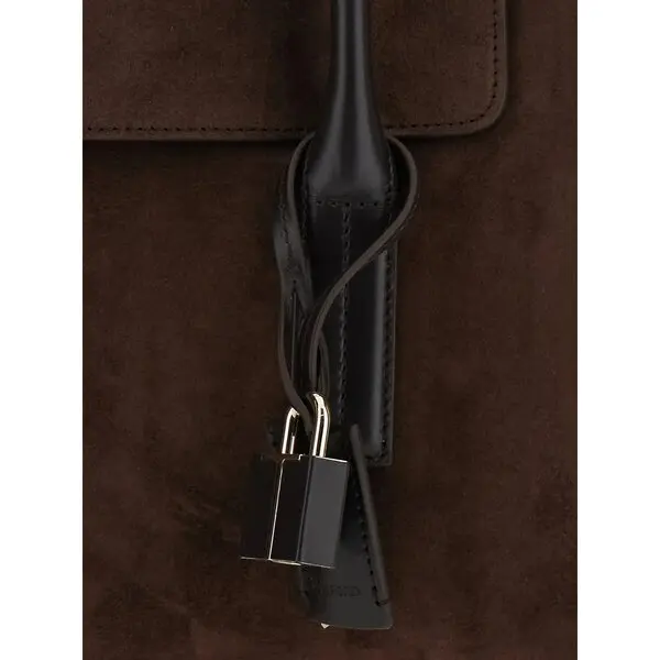 TOM FORD Calf Leather Flap Handbag