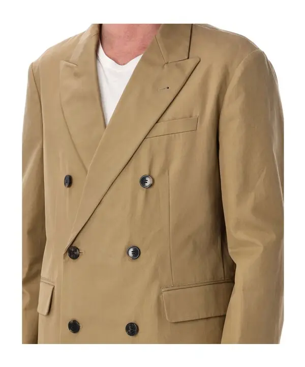 Dries Van Noten Double-breasted Jacket - Brown