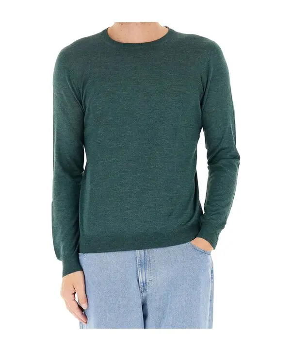 GRAN SASSO Round Neck Long Sleeve Jumper - Blue