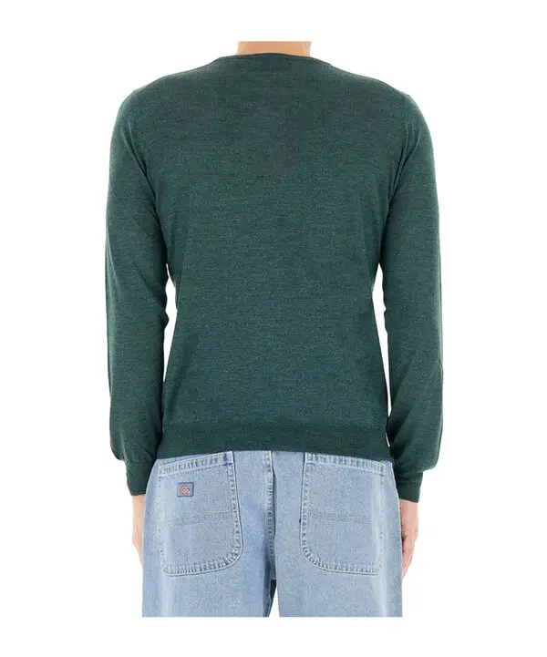 GRAN SASSO Round Neck Long Sleeve Jumper - Blue