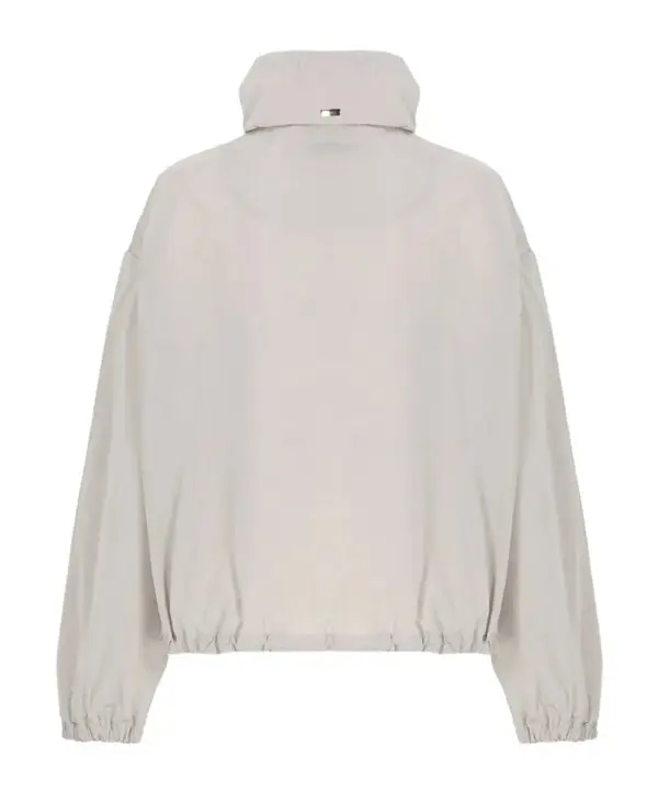 Herno Drawstring Zip-up Jacket - Light Grey