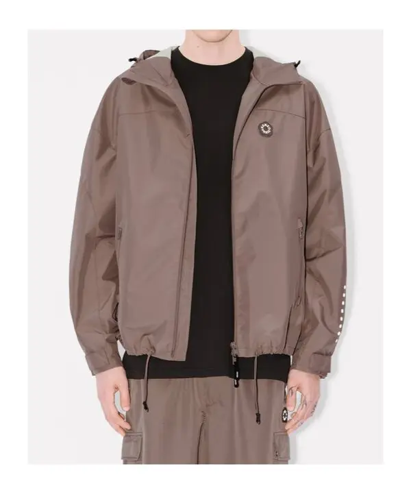 Kenzo Boke Flower 2.0 Windbreaker Jacket - Taupe