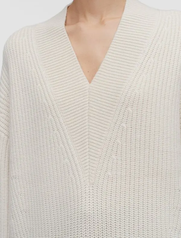 JOSEPH Oversized V-neck Sweater
