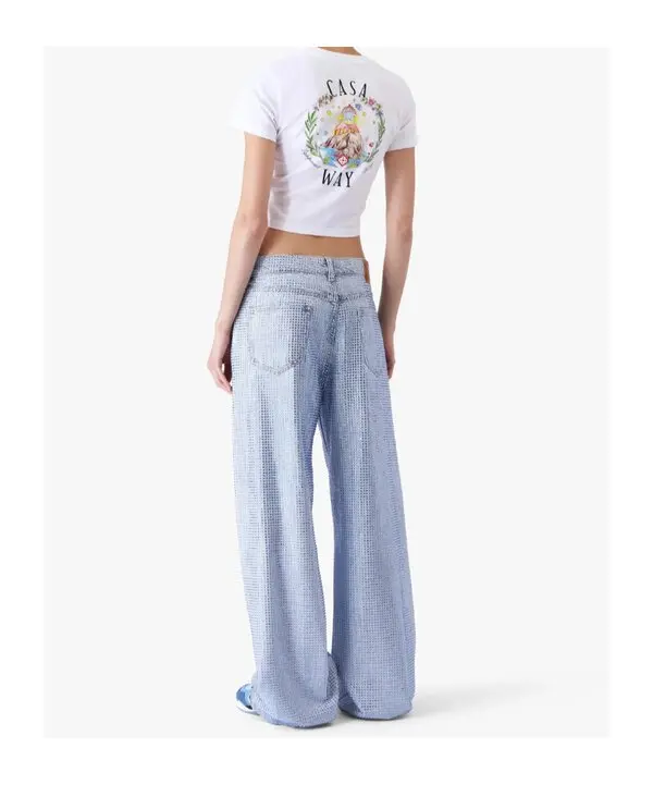 Casablanca Casa Way Cropped T-shirt