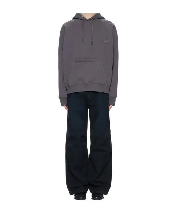 WOOYOUNGMI New Style Hooded Back Logo Sweatshirt