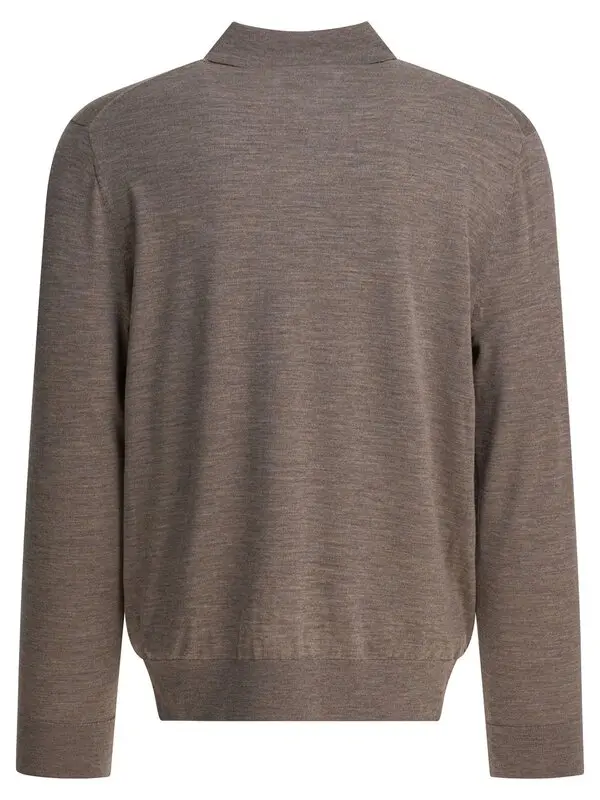 Vince Buttoned Polo Shirt - Gray