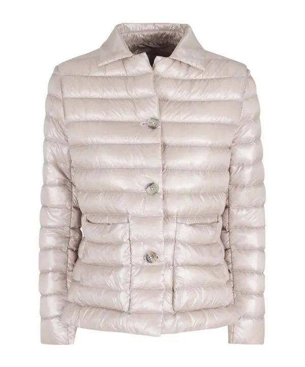 Herno Quilted Down Jacket With Classic Collar - No
