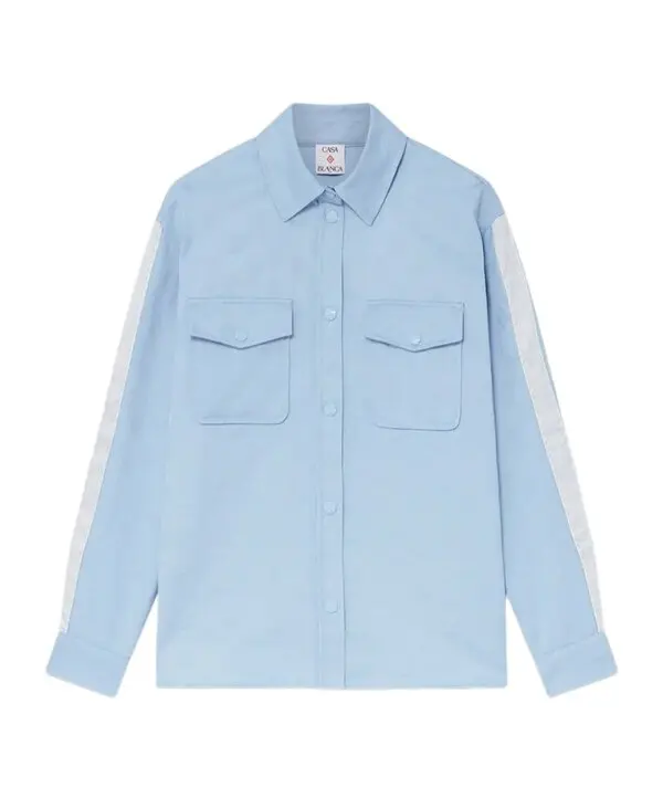 Casablanca Monogram Jacquard Shirt - Blue