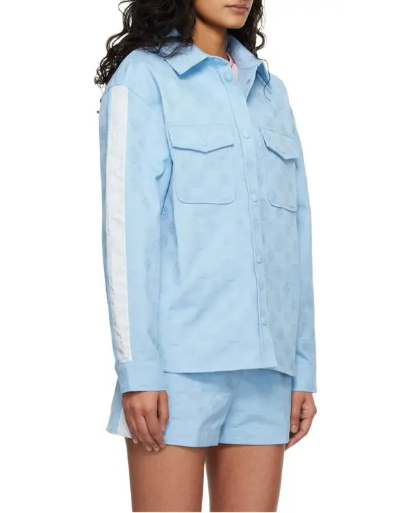 Casablanca Monogram Jacquard Shirt - Blue