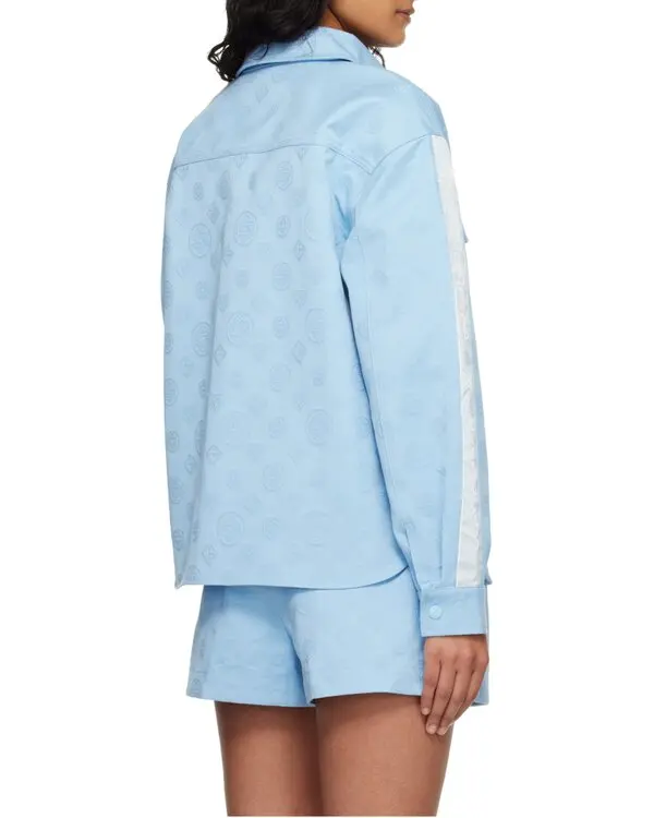Casablanca Monogram Jacquard Shirt - Blue