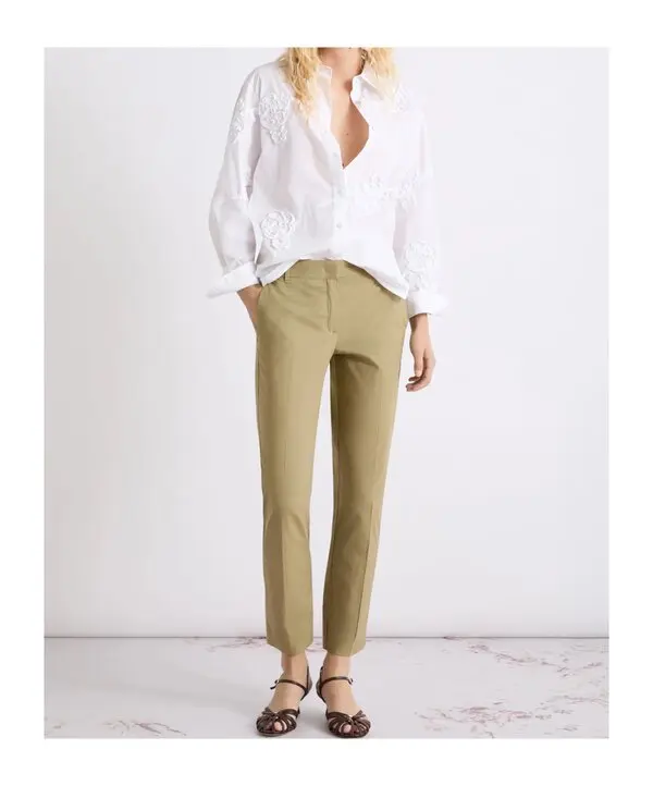 Marella Stretch Poplin Trousers