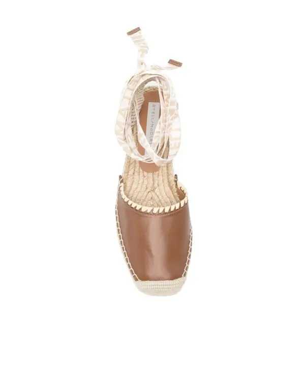 Stella McCartney Gaia Platform Espadrilles - Brown