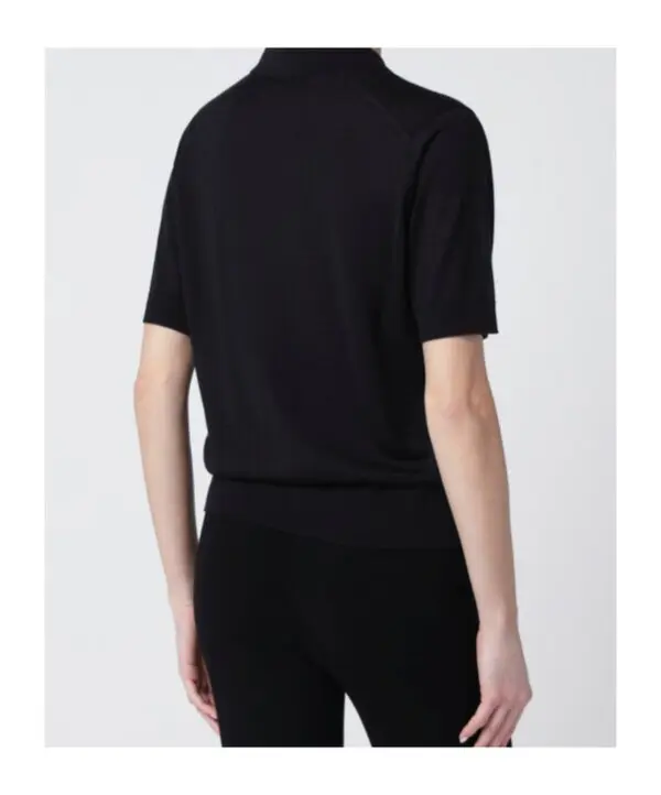 Loulou De Saison Migo Fluid Cashmere Polo - Black