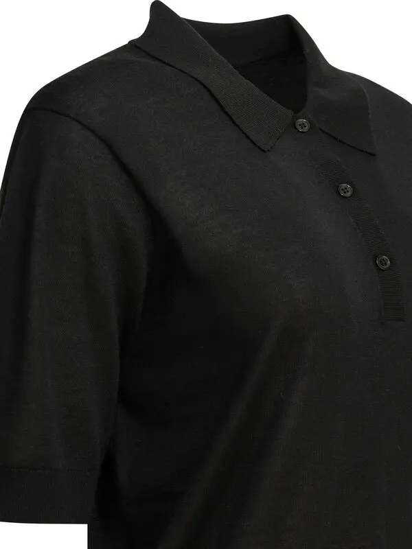 Loulou De Saison Migo Fluid Cashmere Polo