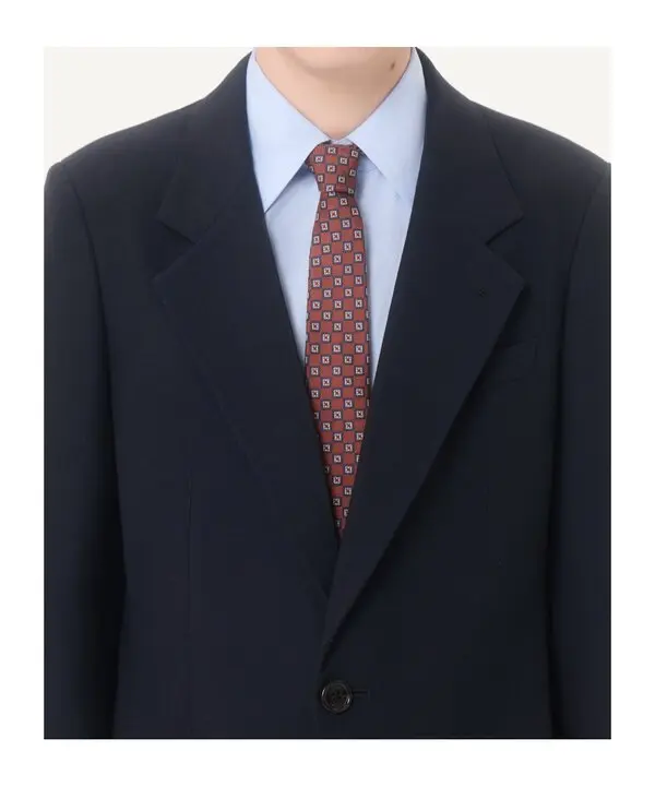 Valentino Garavani Single-breasted Natté Wool Jacket