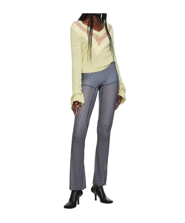 KNWLS Striped V-neck Sweater