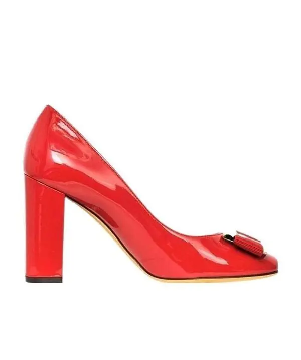 FERRAGAMO High Heel Pumps With Bow Detail