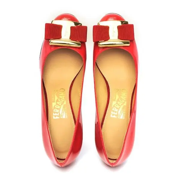 FERRAGAMO High Heel Pumps With Bow Detail