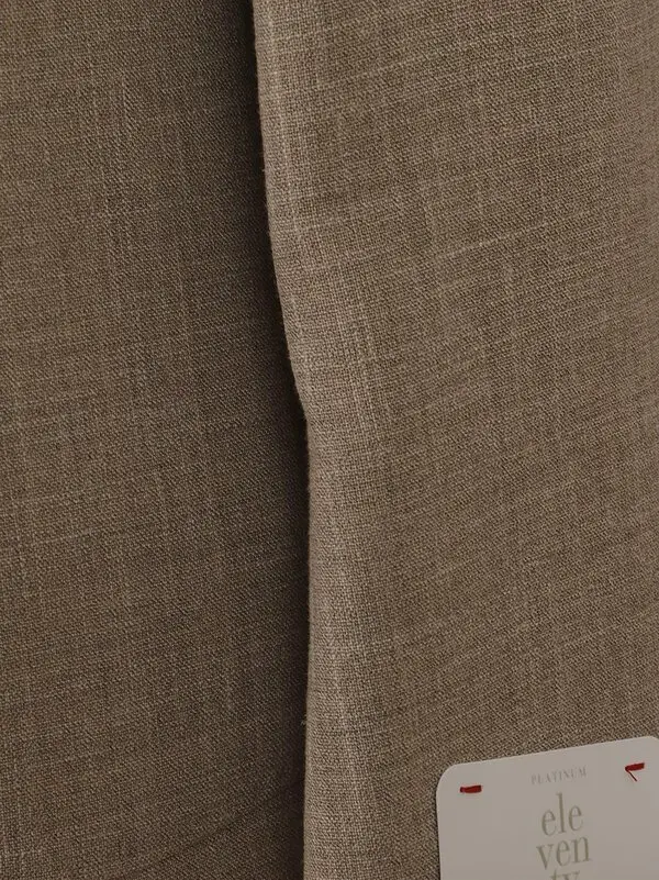 Eleventy Single-breasted Suit Jacket And Trousers Two-piece Set - Beige