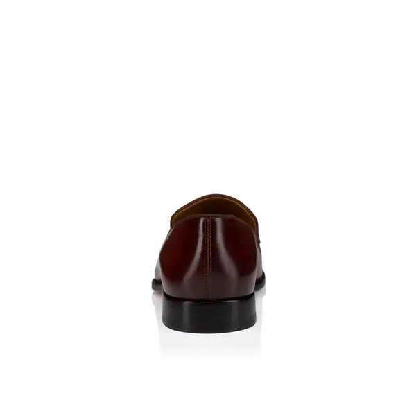 CHRISTIAN LOUBOUTIN Danny Flex Leather Loafers - Brown