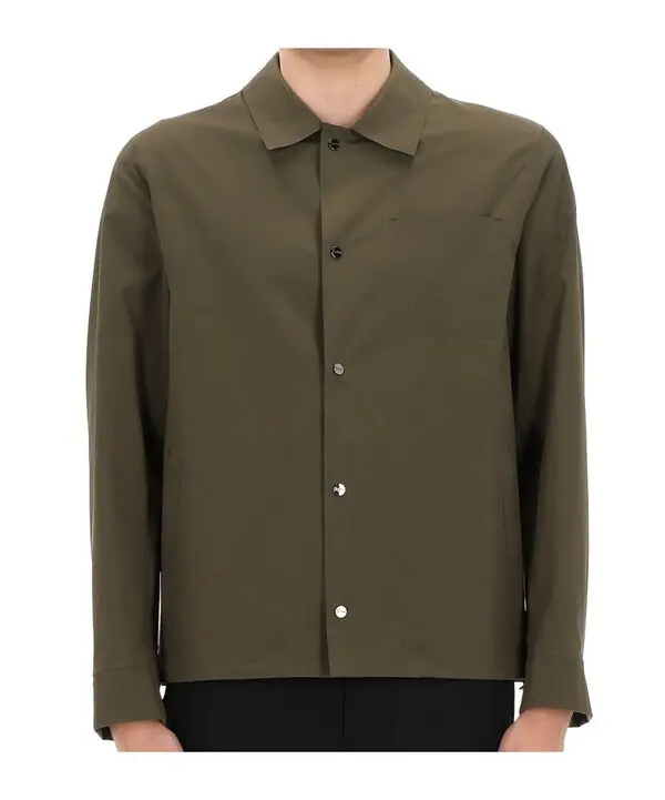 Herno Long-sleeved Buttoned Shirt - Green