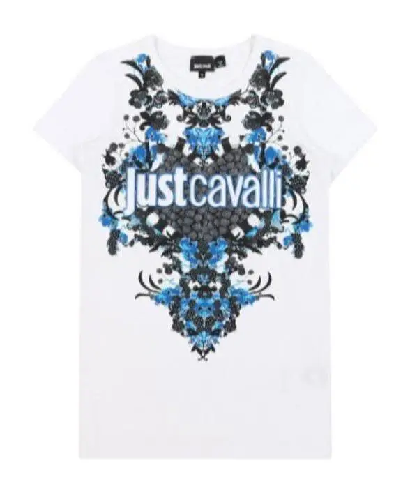 Just Cavalli Letter Printed T-shirt - White