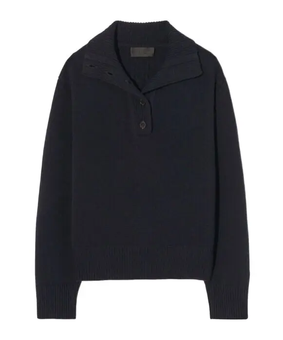 NILI LOTAN Renata Cashmere Sweater - Black