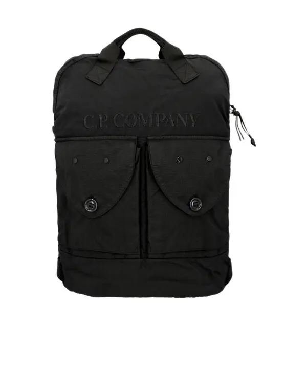 C.P. COMPANY Zippered Backpack - Black