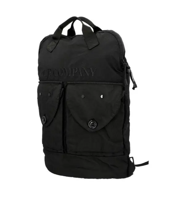 C.P. COMPANY Zippered Backpack - Black