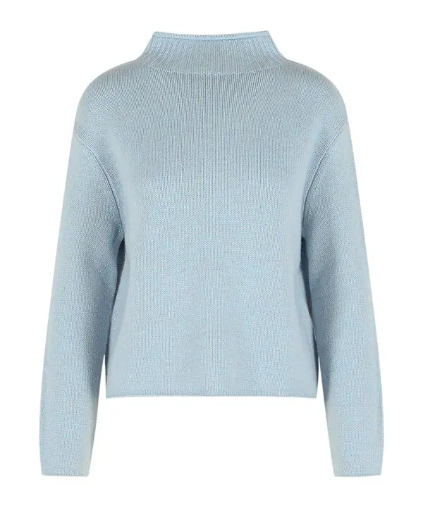 LISA YANG Nelsy Mock-neck Knitted Sweater