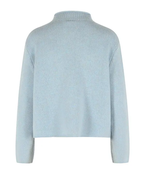 LISA YANG Nelsy Mock-neck Knitted Sweater