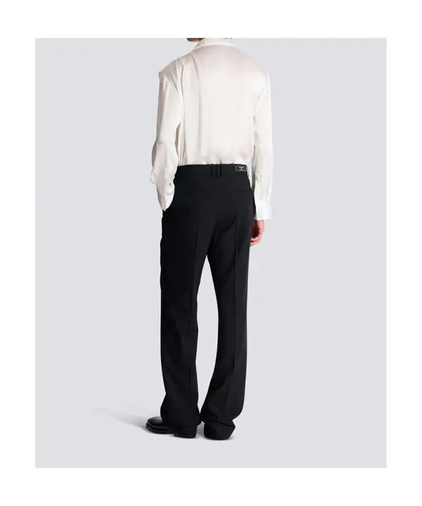 Balmain Embellished Wool Trousers