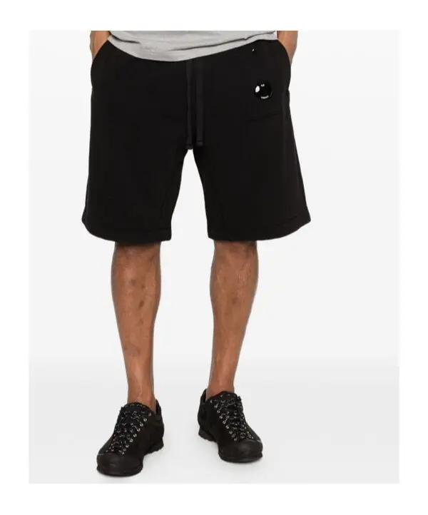C.P. COMPANY Lens Pocket Shorts - Black