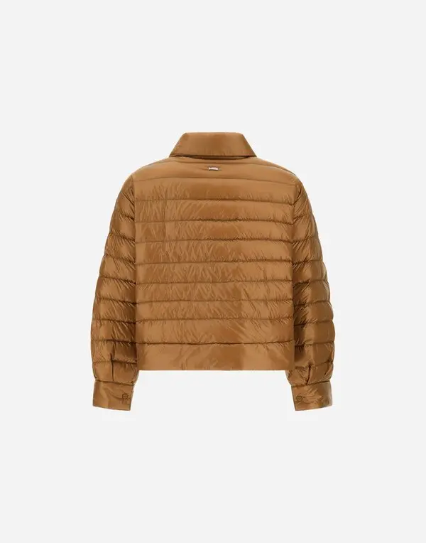 Herno Boxy Quilted Down Jacket - Camel