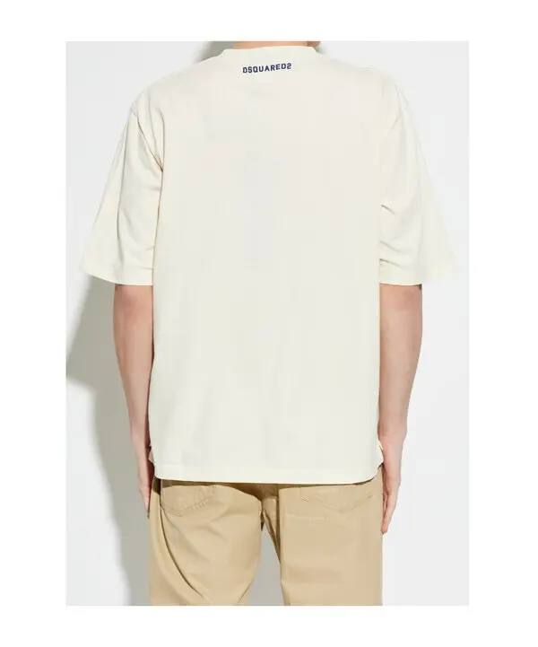 Dsquared2 Smoking Slogan Patch T-shirt