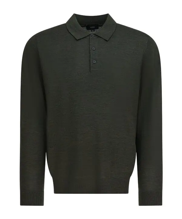 Vince Merino Wool Polo Shirt