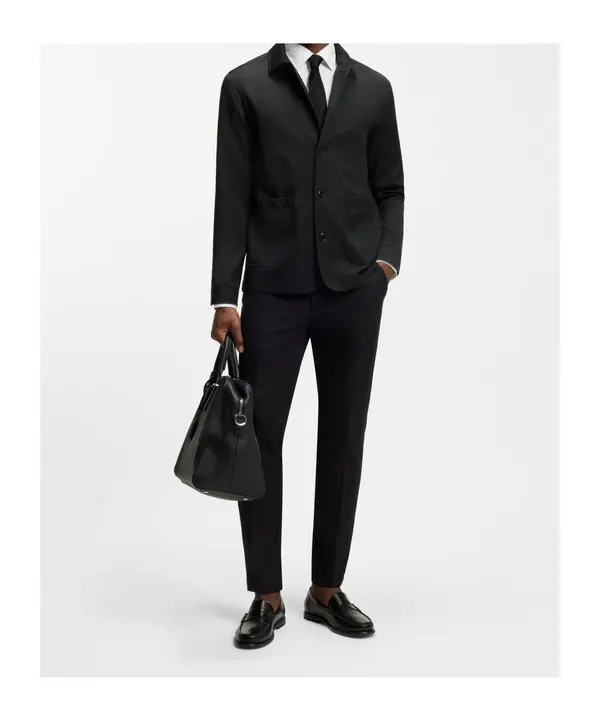 Hugo Boss Buttoned Patch-pocket Jacket