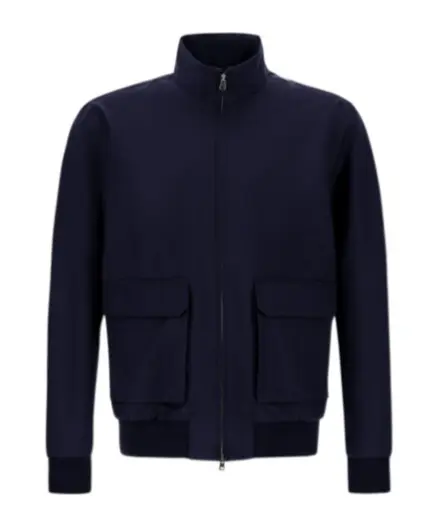 Herno Stand Collar Zip Jacket